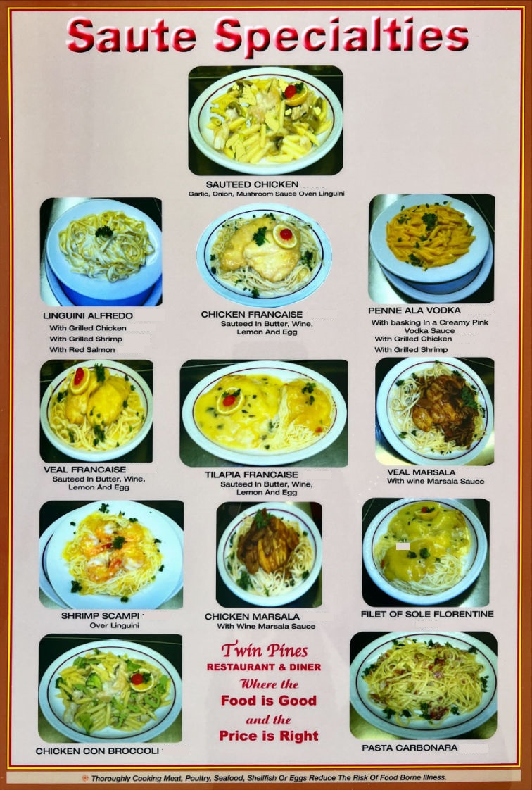 Regular Full Menu